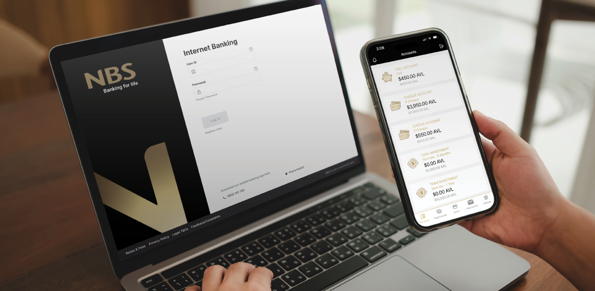 New look for NBS online banking services - NBS