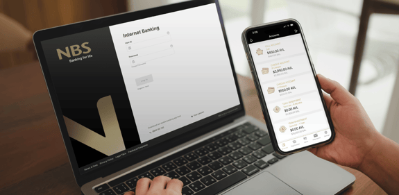 New look for NBS online banking services - NBS