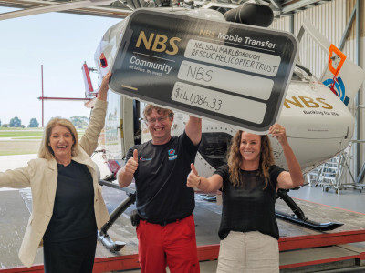 Record amount raised for rescue helicopter - NBS